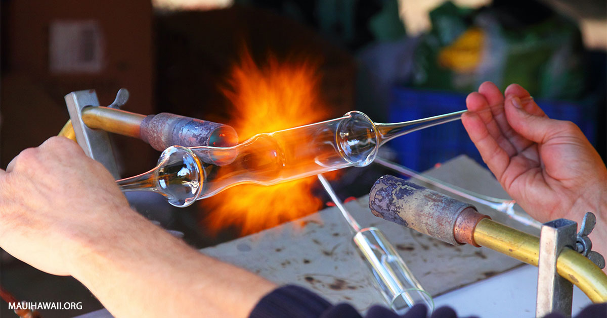 Worcester Glassworks - See glassblowing up close on Maui