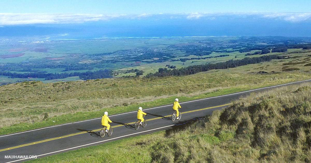 Bike Down The Volcano In Maui - Maui Hawaii Volcano Bike Tours